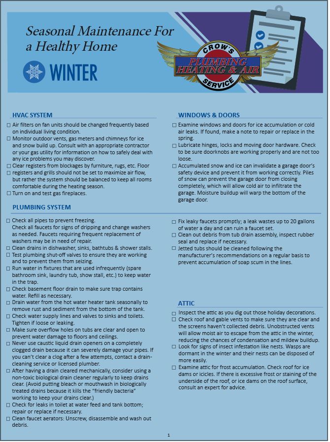 Prevent Frozen Pipes